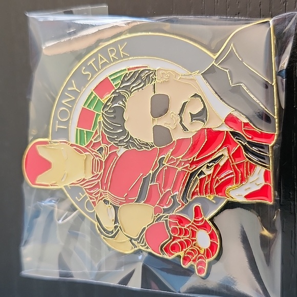 Marvel | Jewelry | Disney Marvel Tony Stark Iron Man Enamel Pin | Poshmark